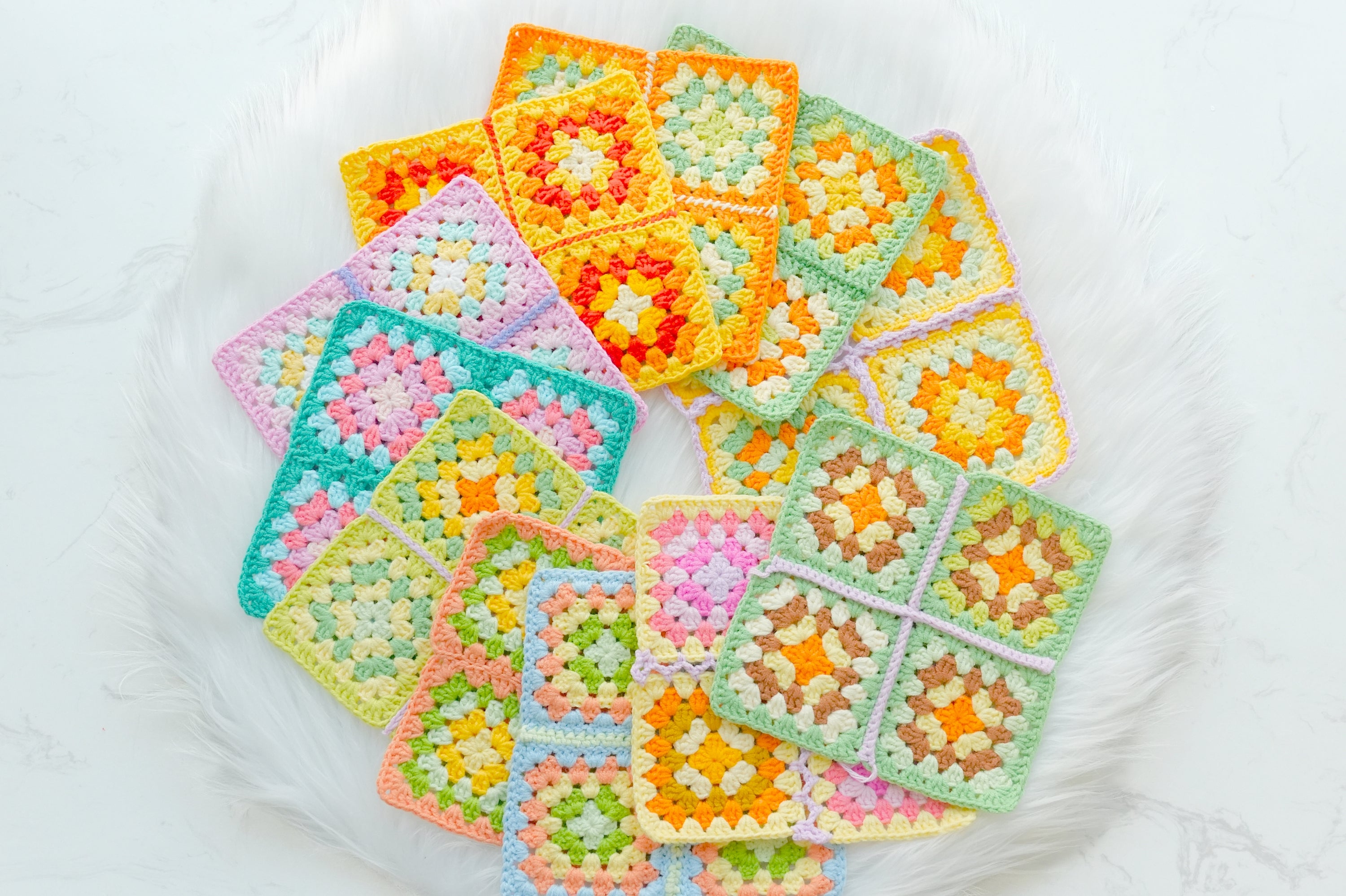 11 Ways To Join Granny Square Together