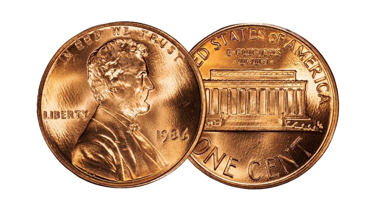 1986 Penny Error List & Coin Value