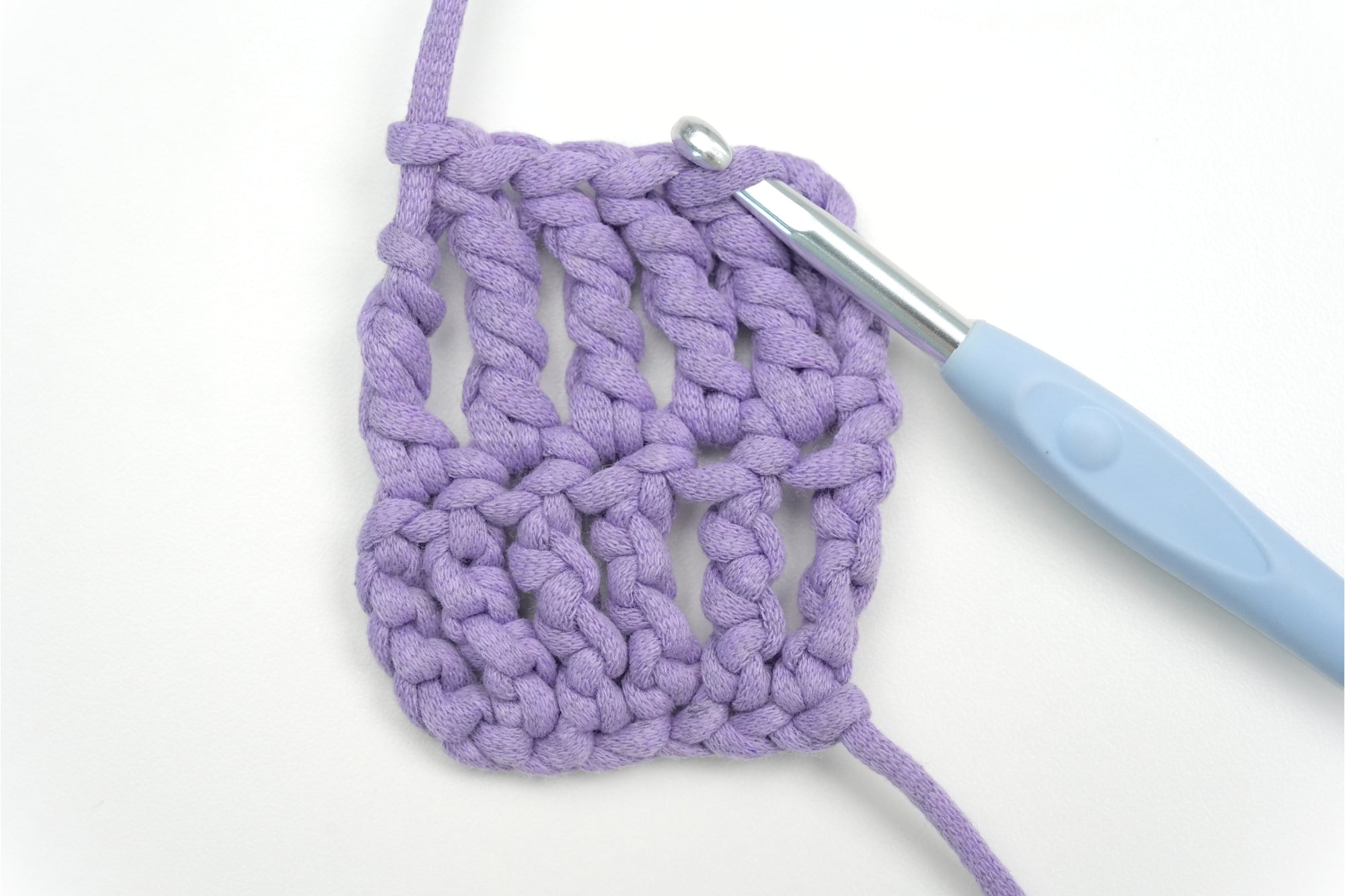 Double Treble Crochet (dtr) Stitch - Beginner Tutorial