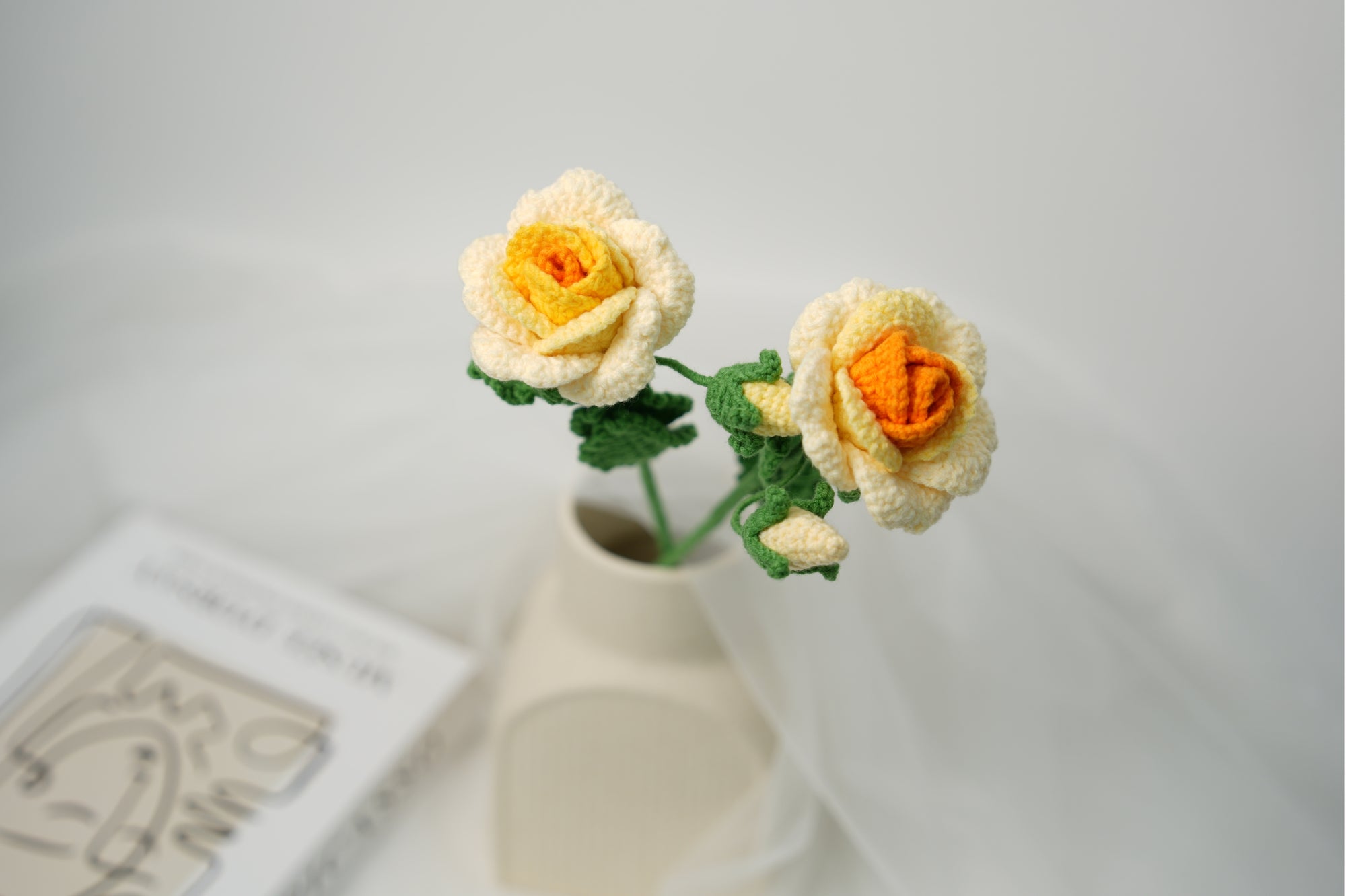 Crochet Rosa Chinensis Pattern Free (PDF + Beginner Tutorial)