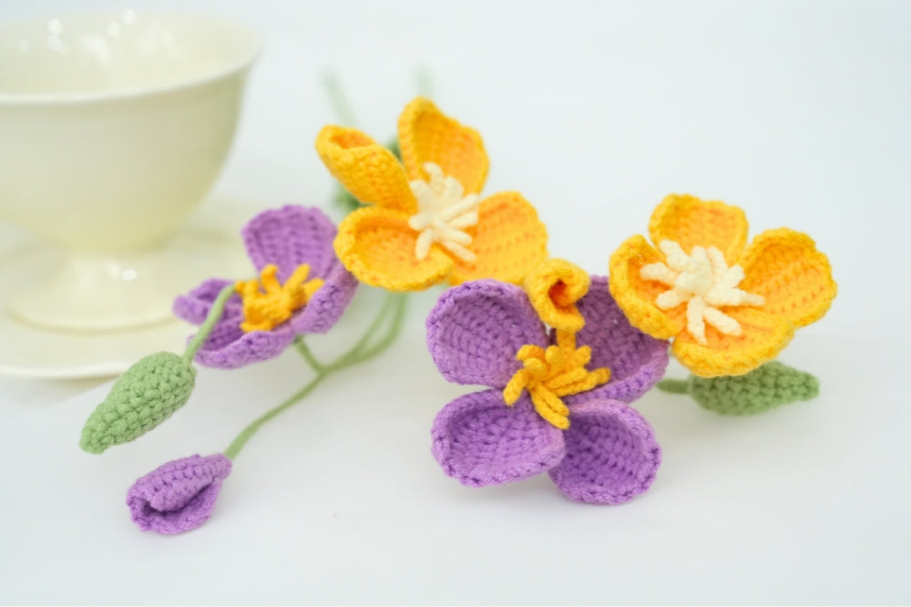 Crochet California Poppy Pattern Free (PDF + Beginner Tutorial)