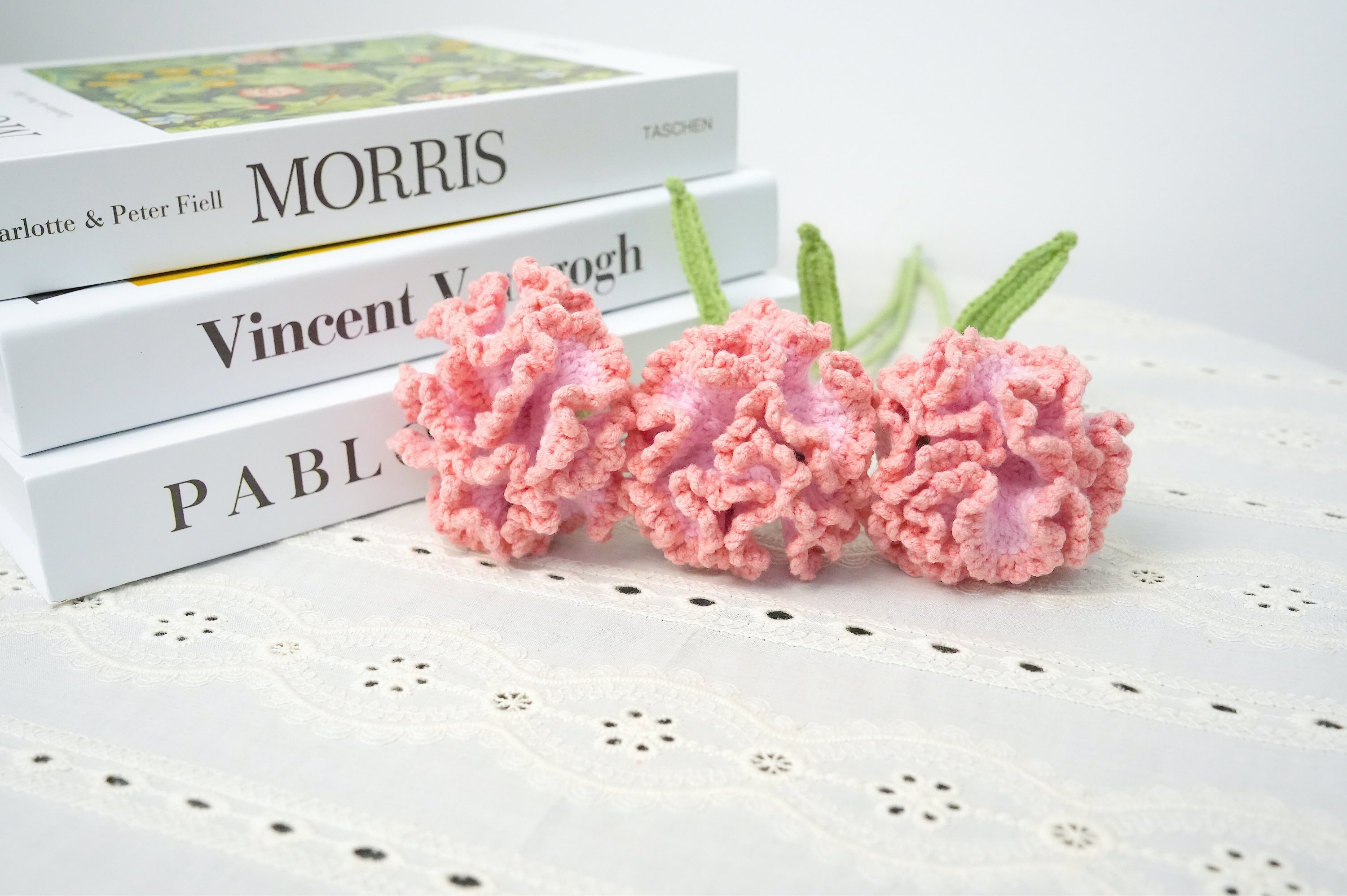 Crochet Carnation Pattern Free (PDF + Beginner Tutorial)